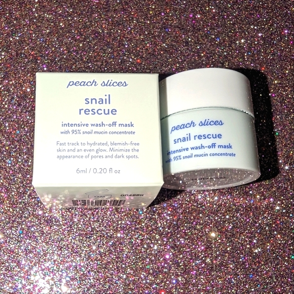 Peach Slices | Skincare | 4 Peach Slices Snail Rescue Intensive Washoff ...